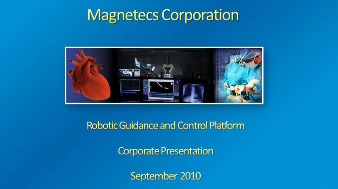Magnetecs Corporate Presentation - Josh Shachar
